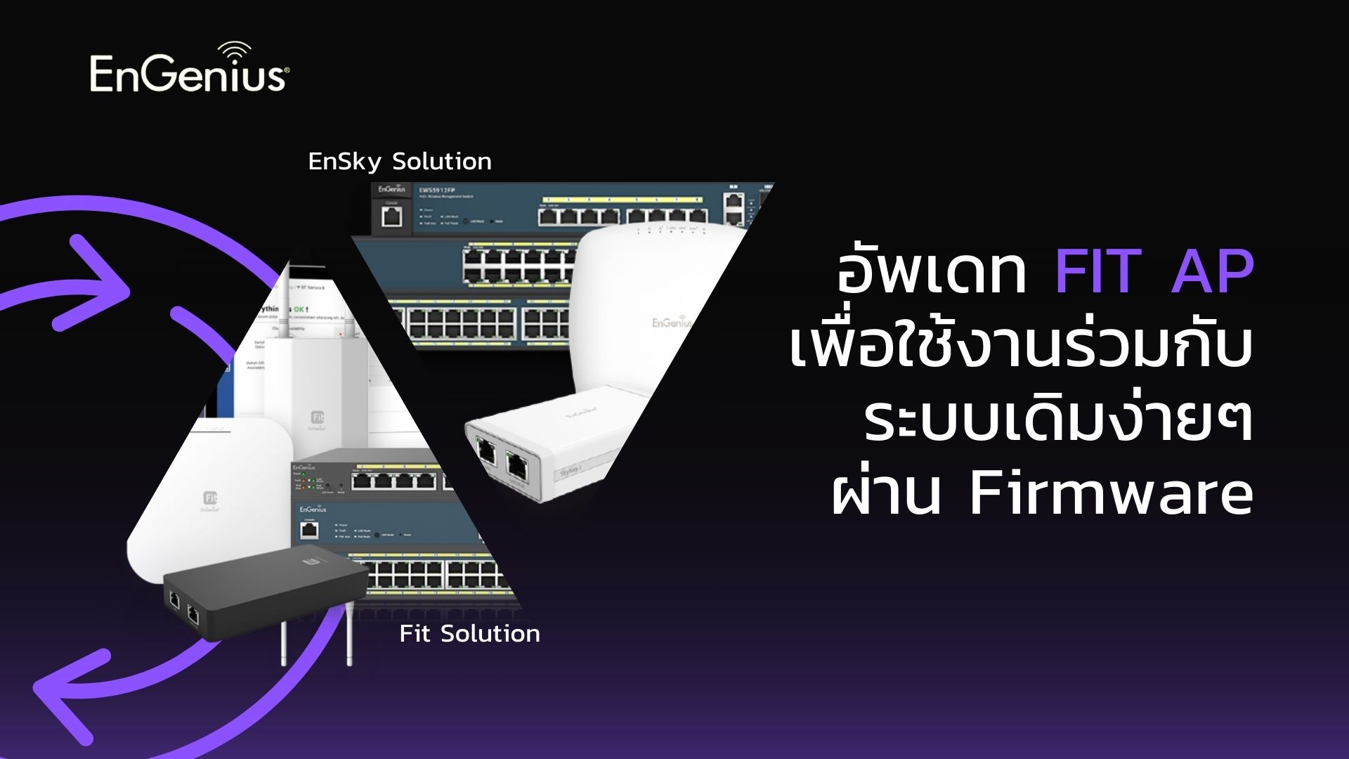 อัพเดท Fit AP เพื่อใช้งานร่วมกับ ระบบเดิมง่ายๆ ผ่าน Firmware